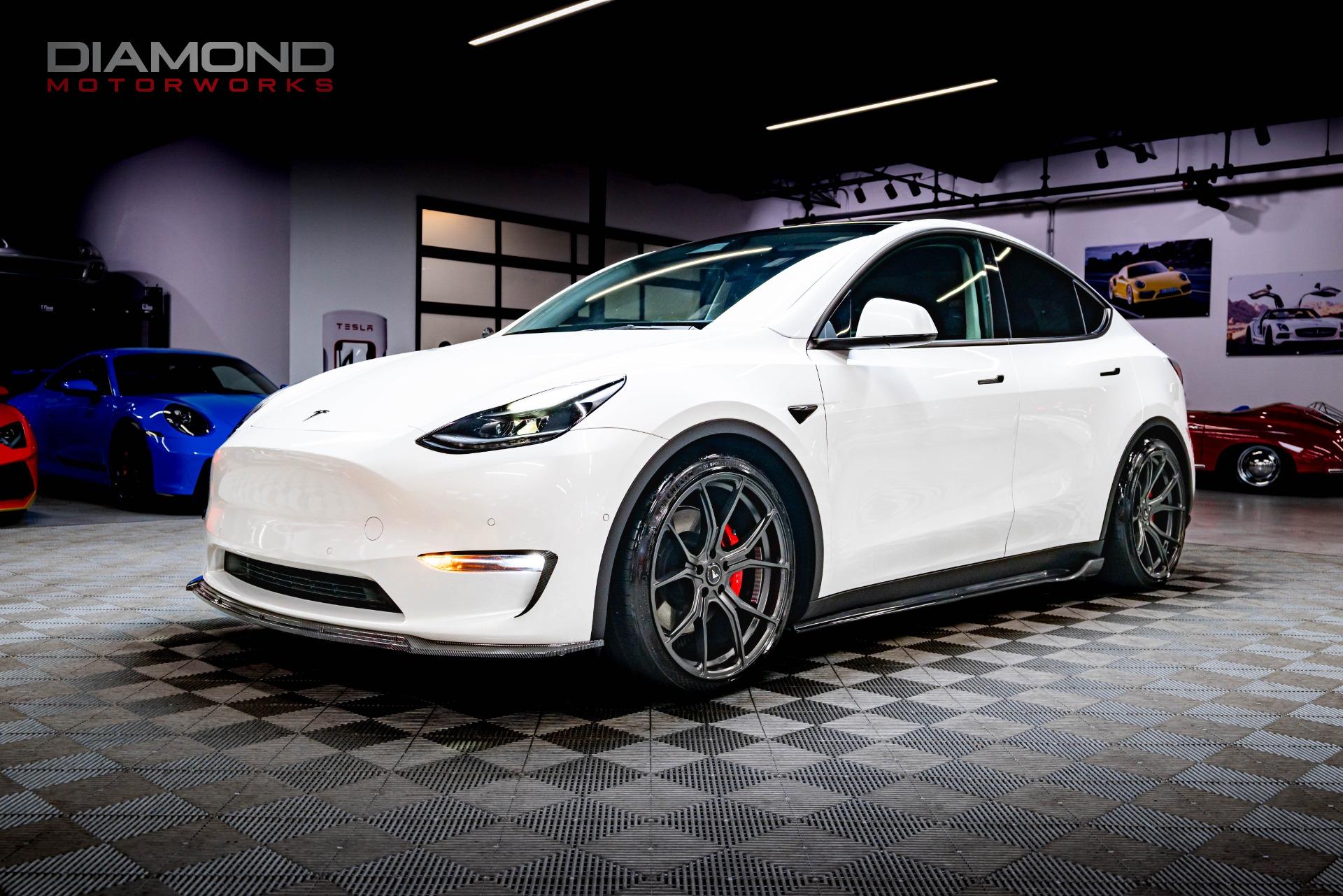 Tesla model y performance used store